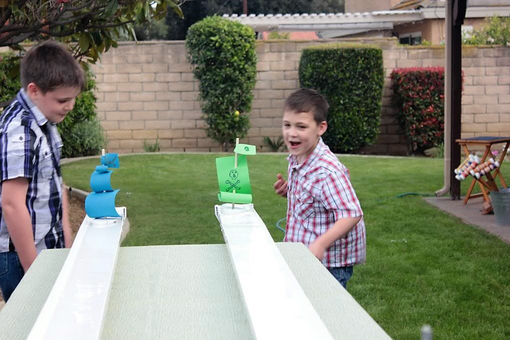 Clearwater Cottage: Make Your Own Backyard Sail Boat Race