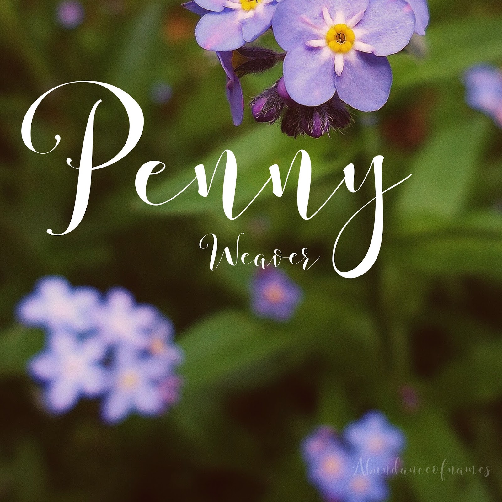 Ren's Baby Name Blog: Penny: The Nickname