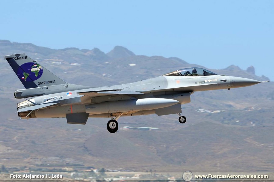 Desarrollo y Defensa: Chile: Llegan más F-16 para la FACh