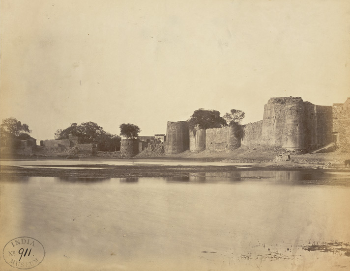 Fort walls at Gohad ~ Ancient photos of India