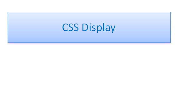 CSS Display