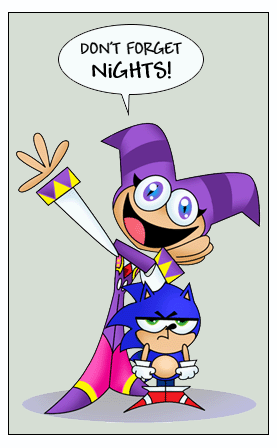 sonic and shadow games: NiGHTS into Dreams is 15 Years old today.