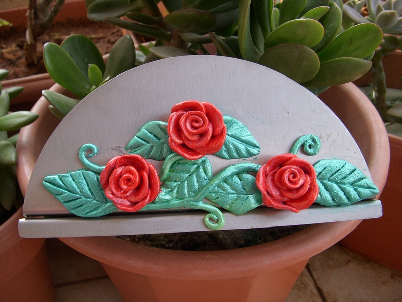 Cards ,Crafts ,Kids Projects: Mseal Art Flowers-Roses