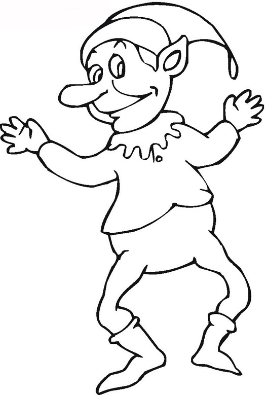 universul copiilor: Imagini de colorat elfi