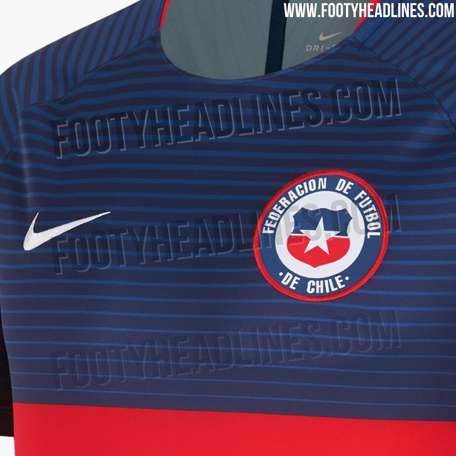 Unique Nike Chile 2018 Pre-Match Jersey Leaked - Footy Headlines