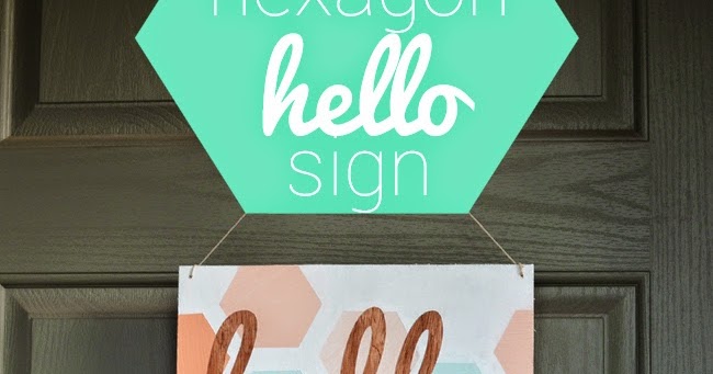 DIY Home hello sign - Sisters, What!