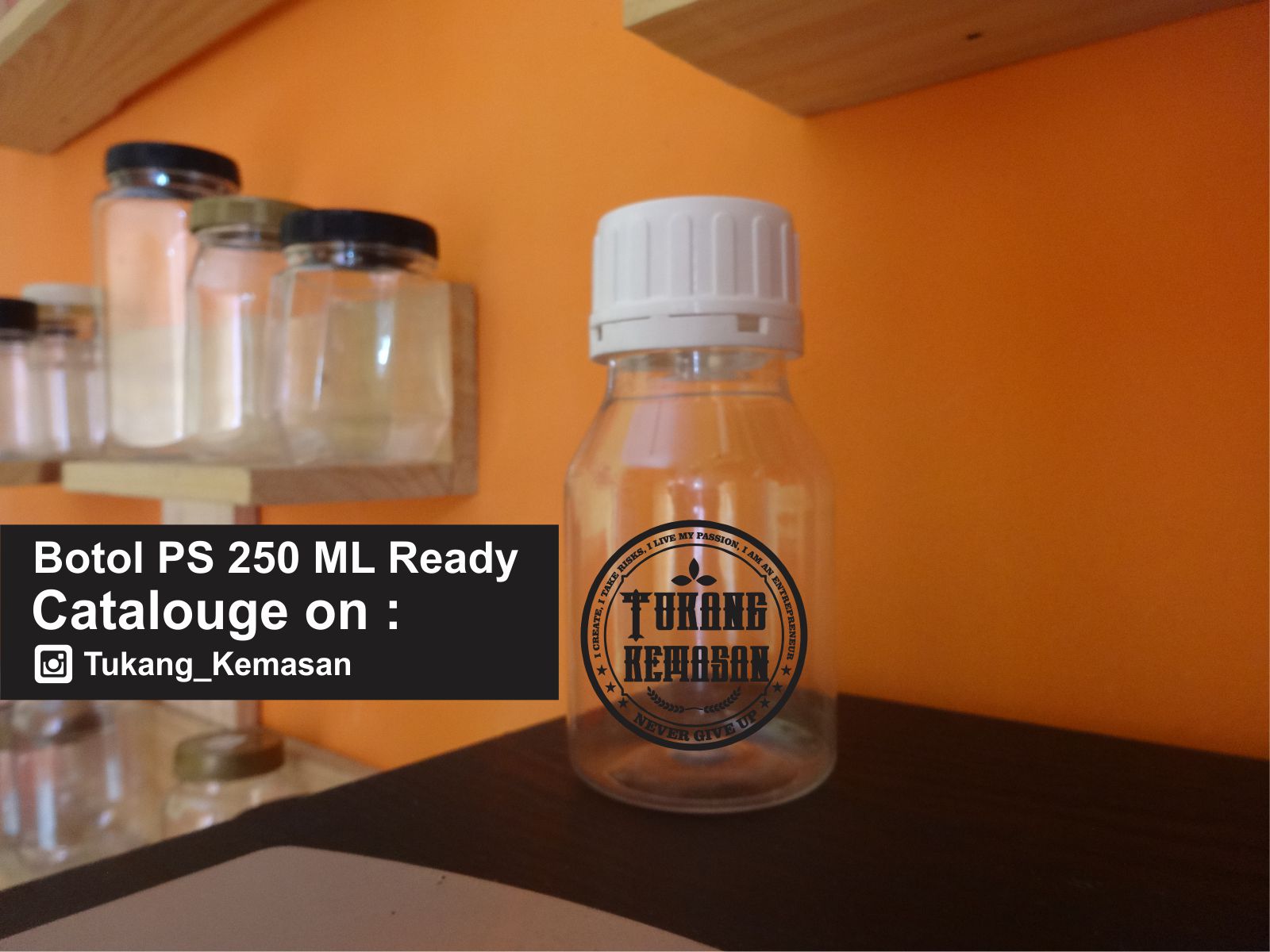 jual botol plastik PET 250 ml