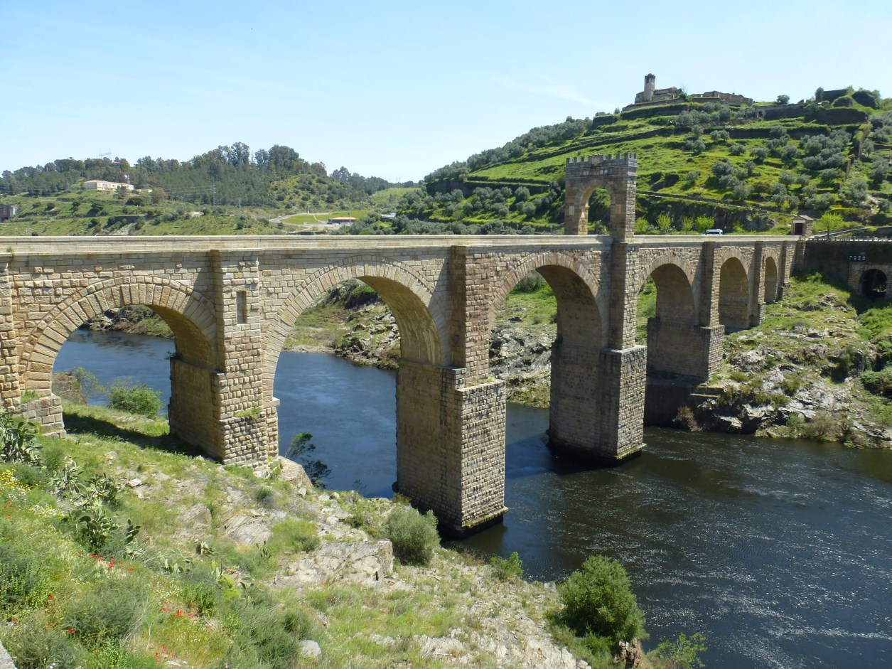 The Road Goes Ever On: Roman Bridge At Alcantara