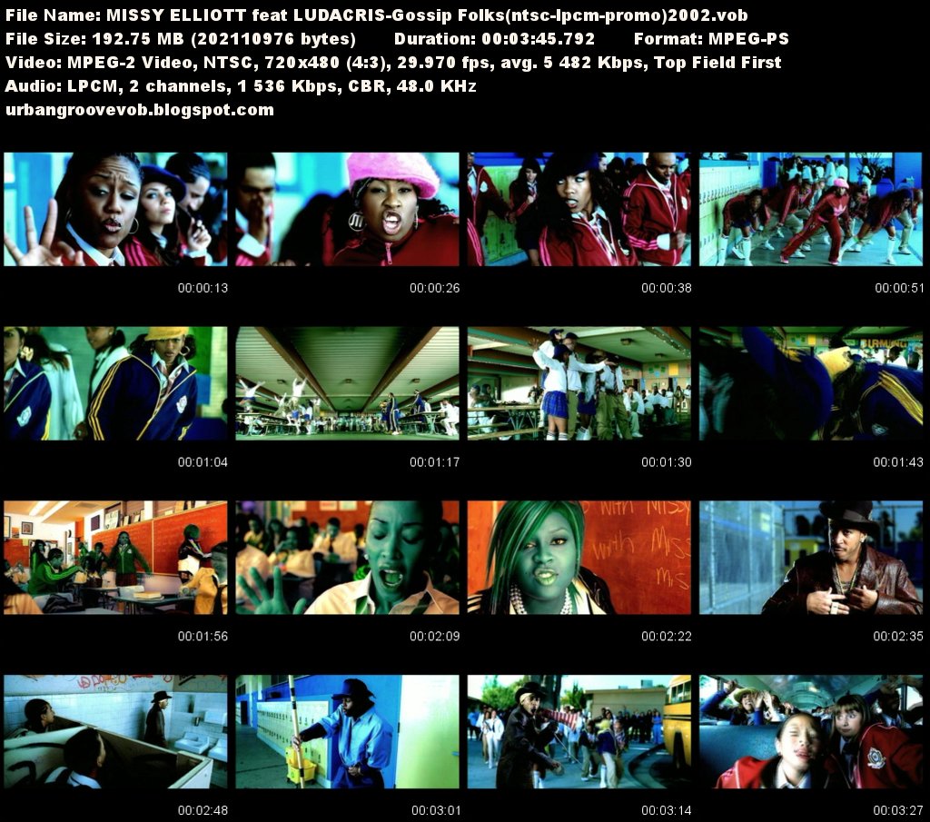 Urban Groove Vob Collection Missy Elliott Feat Ludacris Gossip Folks