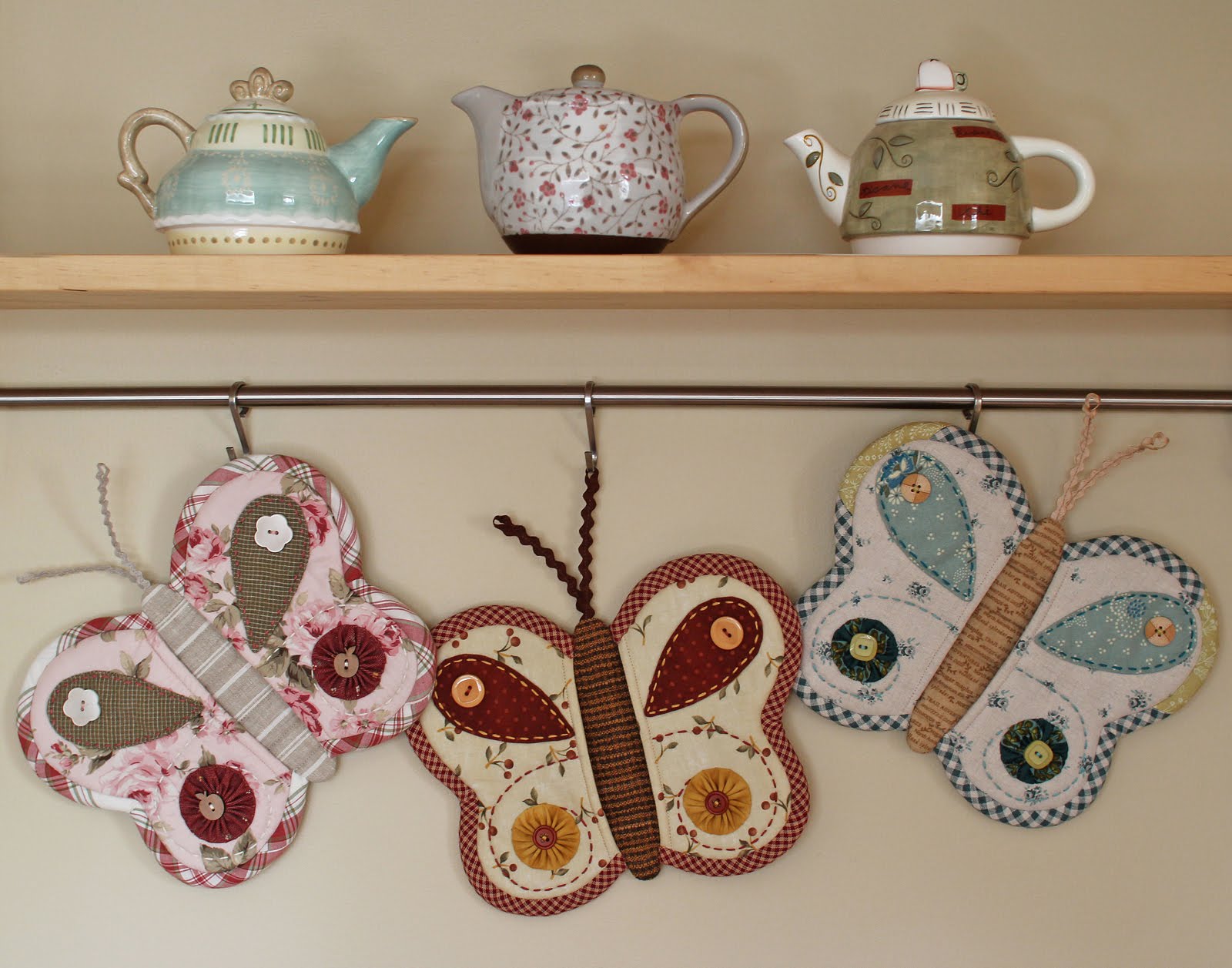 PatchworkPottery: Butterflies!