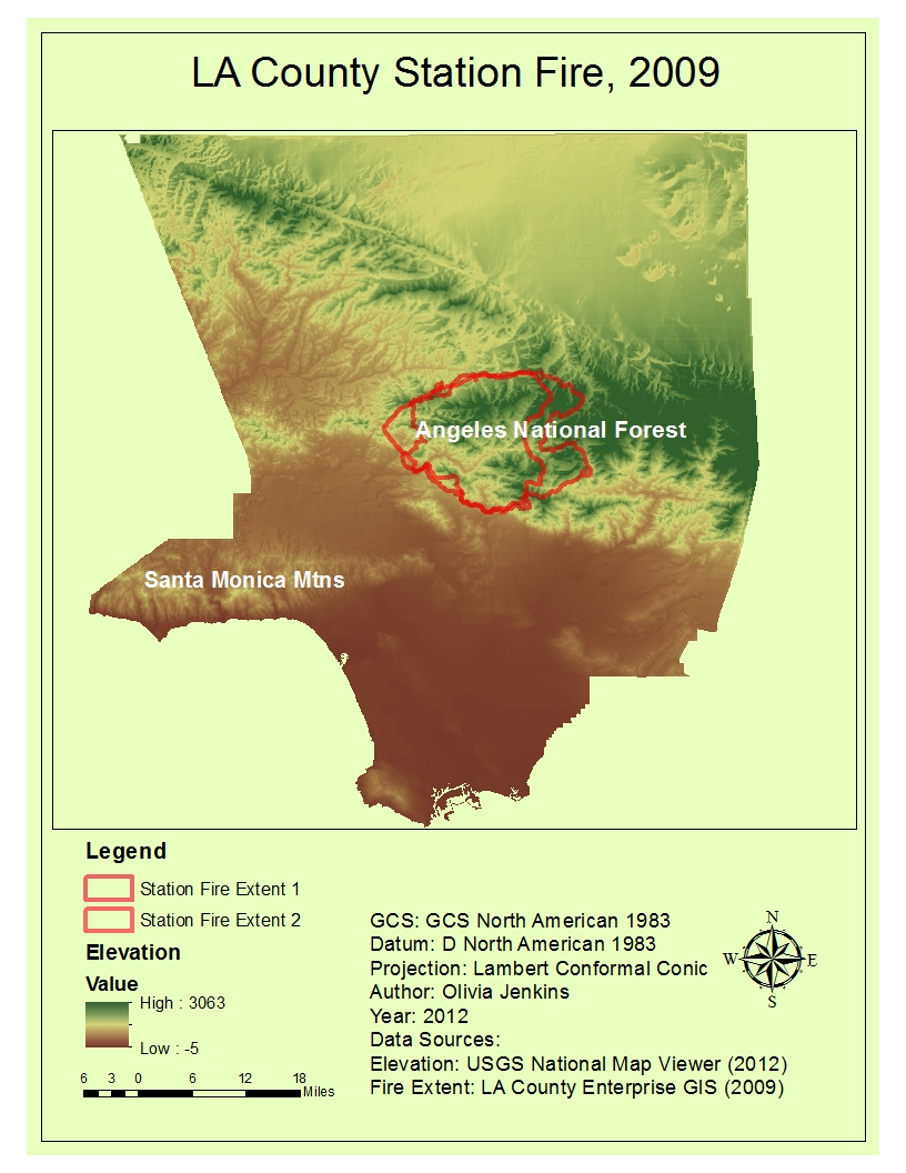 Geog 7 Labs: Lab 8 by Olivia Jenkins