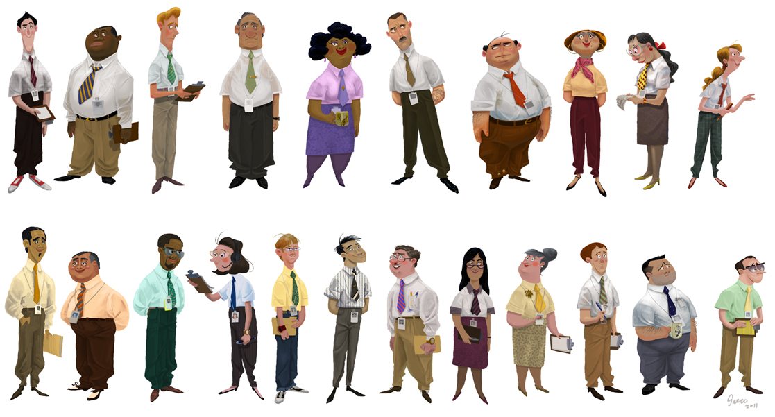 CFG- Illustrations: Misc. Character Design Sketches