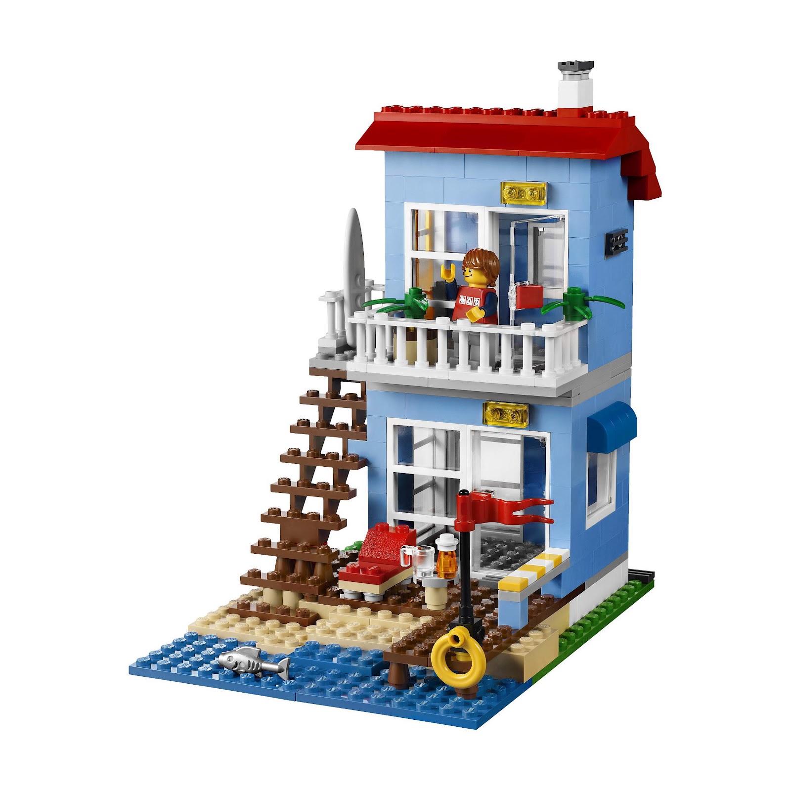 onetwobrick26: LEGO set database: set database: LEGO 7346 seaside house