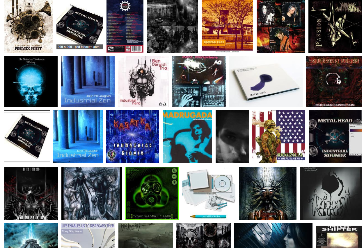 Inspiring Designs: Industrial Cd Cover Designs