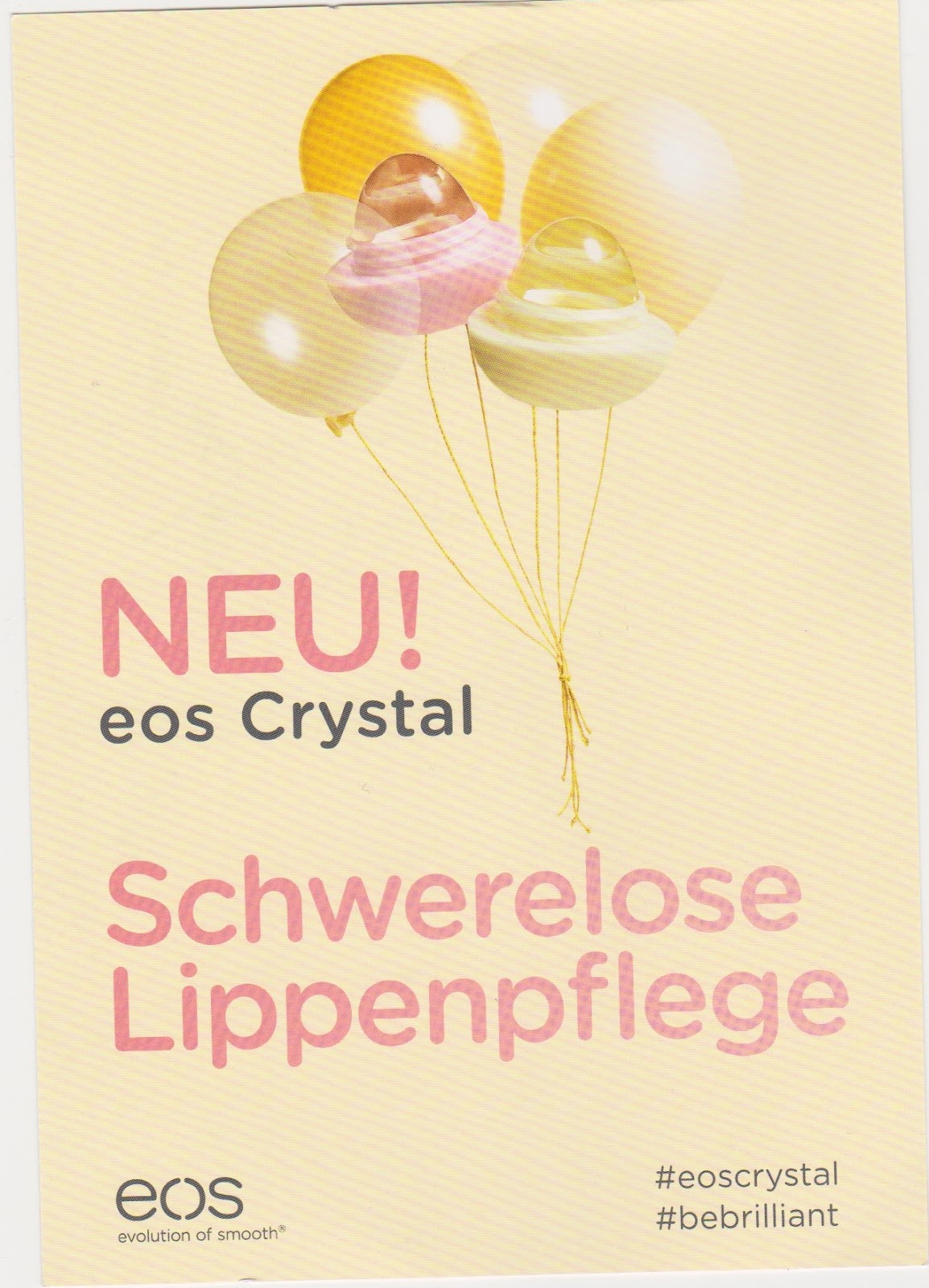 Erdbeersekt - Testen und Bewerten: Produkttest: eos Crystal Lip Balm