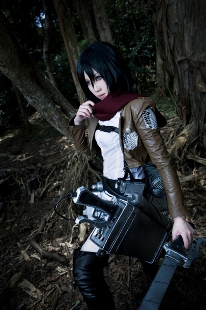 Celebrities Mikasa Ackerman Cosplay Photo By Hana
