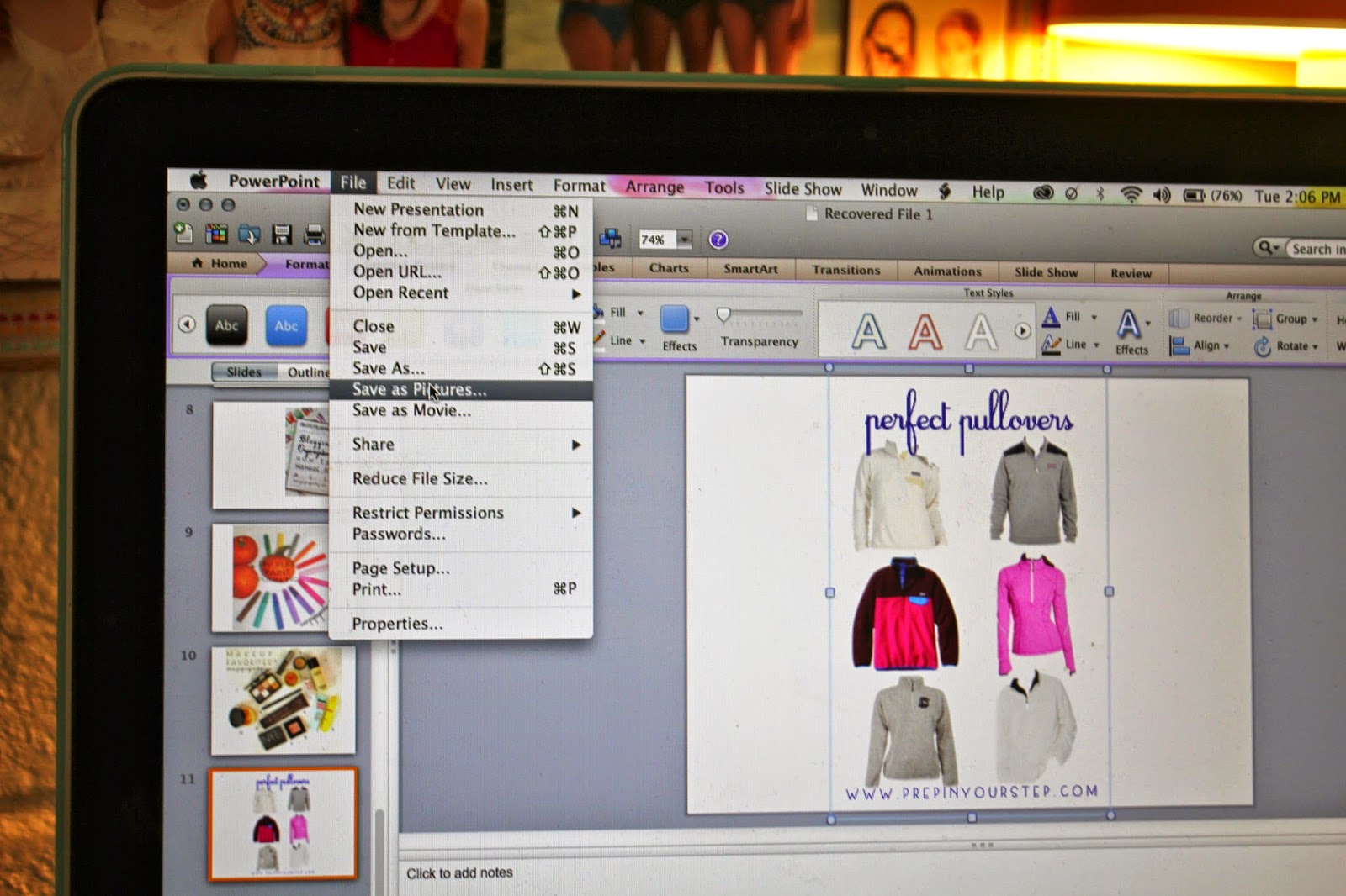 Prep In Your Step: How I Make My Blog Images {Step by Step with Pictures}