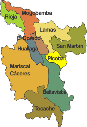 Cultura Moyobambina: Ubicacion De Moyobamba