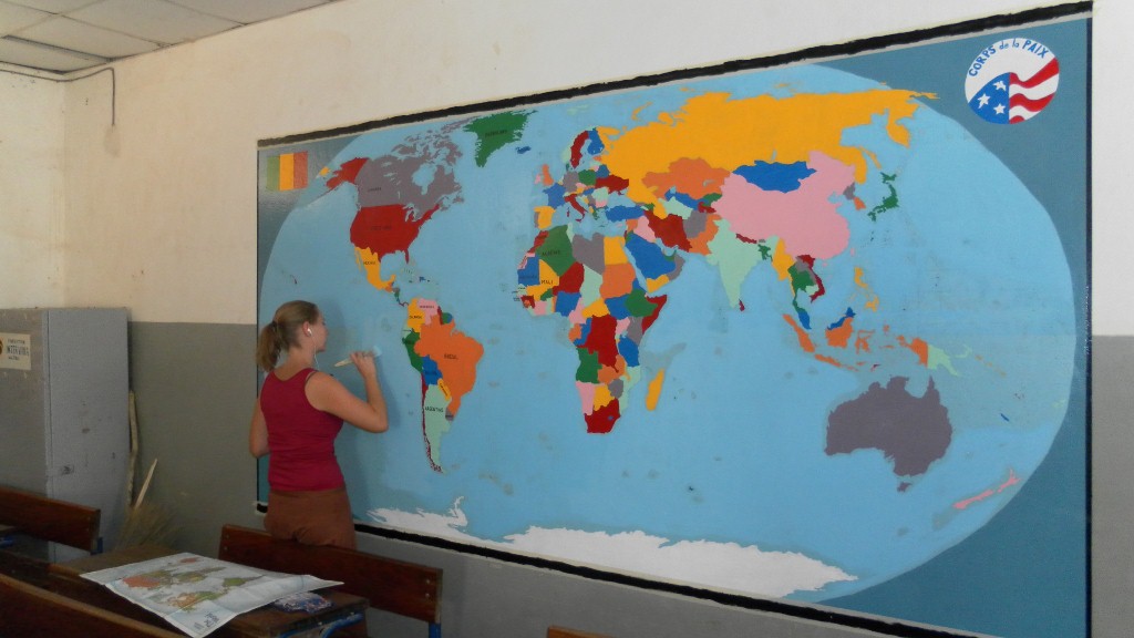 marriage & millet: The World Map Project - A Peace Corps Classic