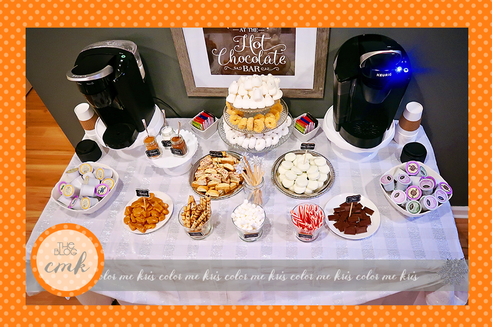 How To Set Up a Coffee Bar (Hot Cocoa Bar) Using A Keurig | Color Me Kris