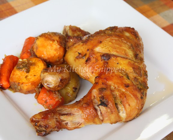 My Kitchen Snippets: Moroccan Style Roast Chicken Thighs