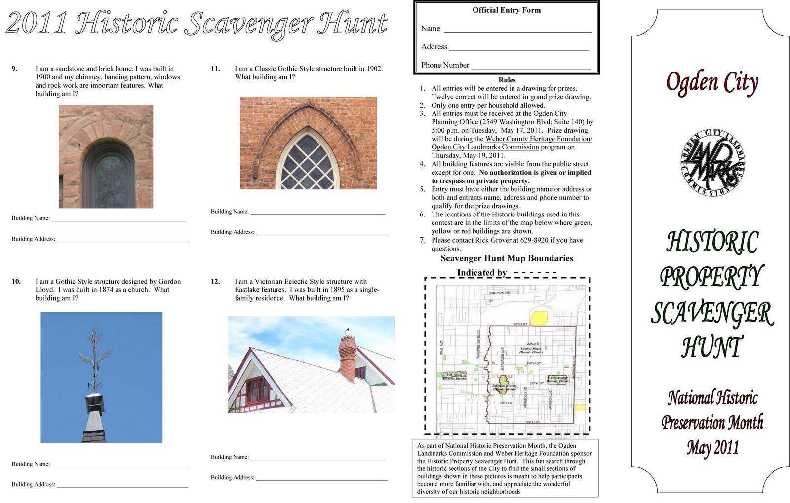 Ogden Insights: Historic Property Scavenger Hunt