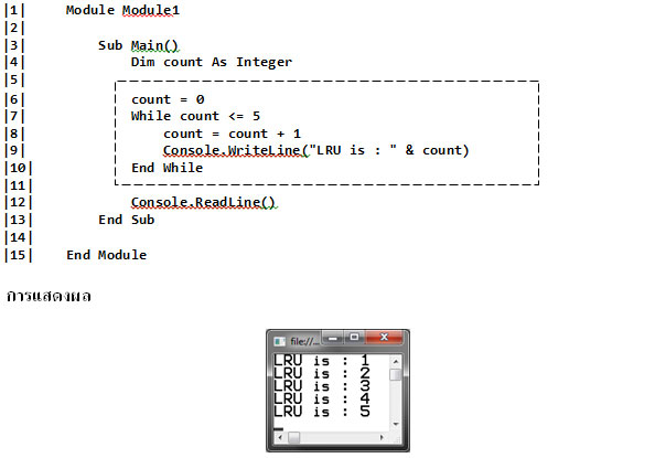 บทที่ 1 ตอน 3 คำสั่งควบคุมแบบทำซ้ำ (Loop)