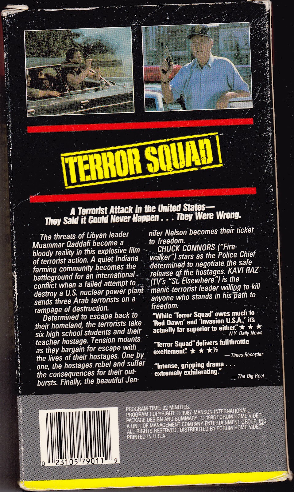 Comeuppance Reviews: Terror Squad (1988)