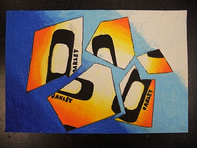 Octorara JHS ART: 7th Grade-VALUE-Cubism Oil Pastels