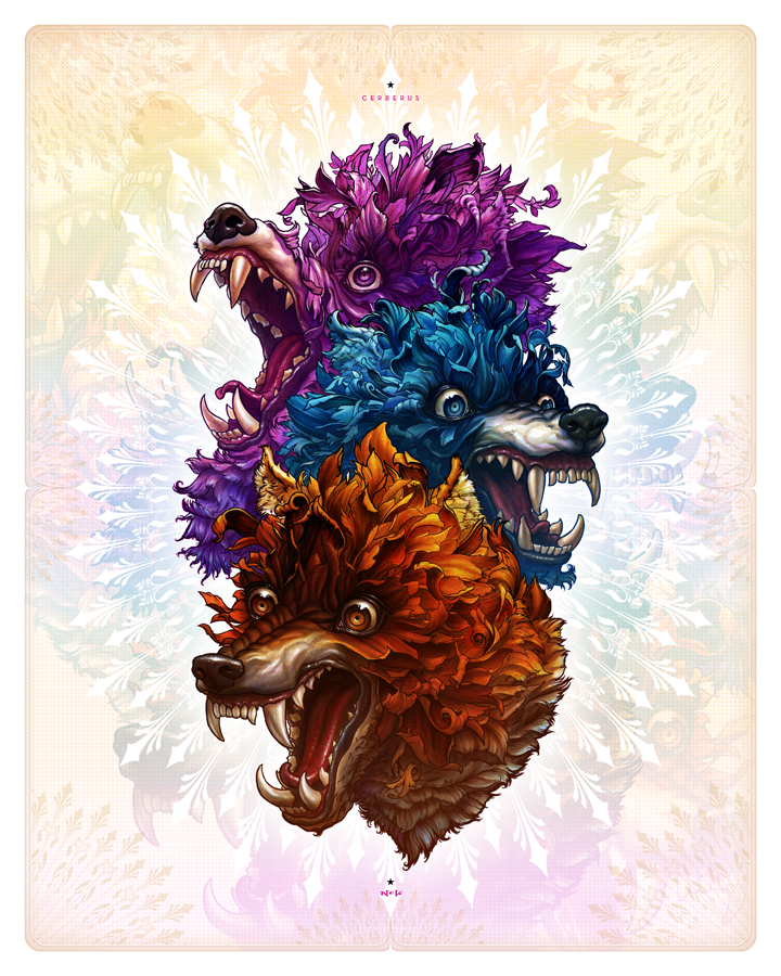 INSIDE THE ROCK POSTER FRAME BLOG: Myths and Monsters Print at Acid ...