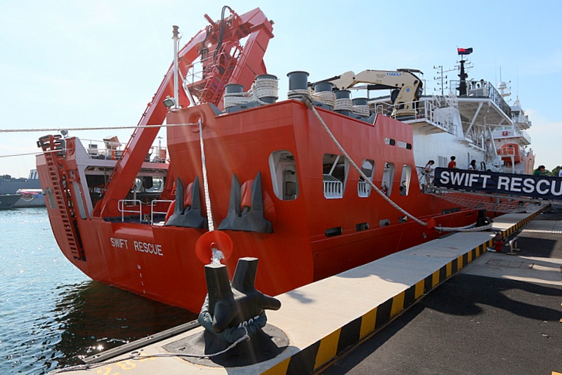 The LIMA Airshow: SWIFT RESCUE Submarine Rescue vessel