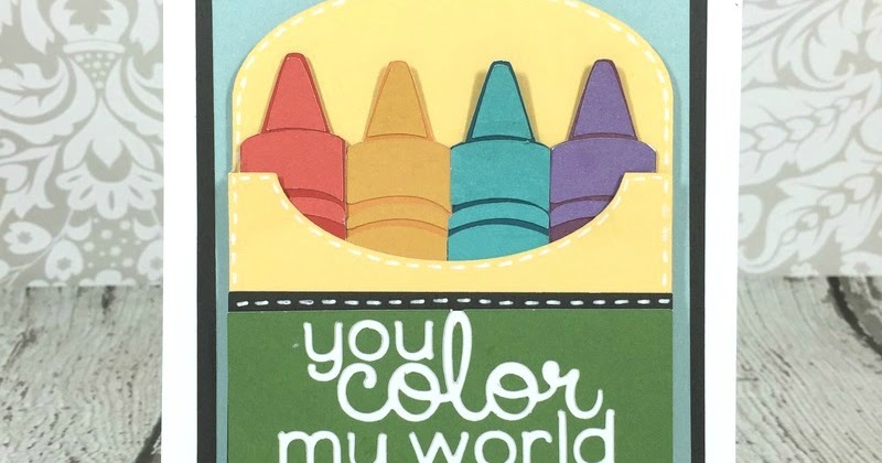 Courtney Lane Designs: Cricut Crayon Card