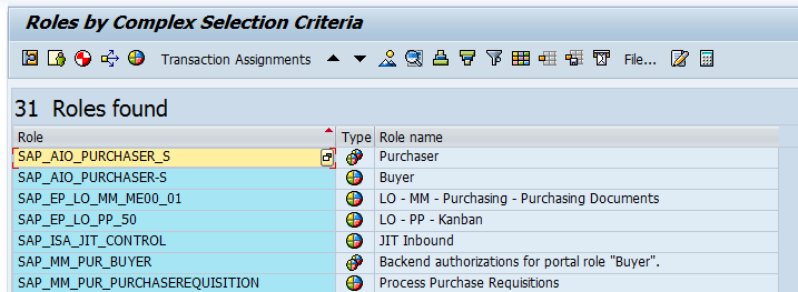 Sap Screen Cast What Roles Are Related To This Tcode