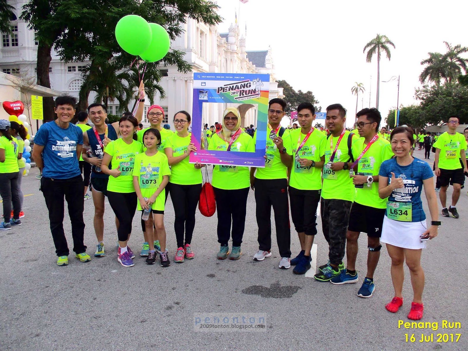 Penonton: Penang Run 16 Jul 2017 - Top 20 Results