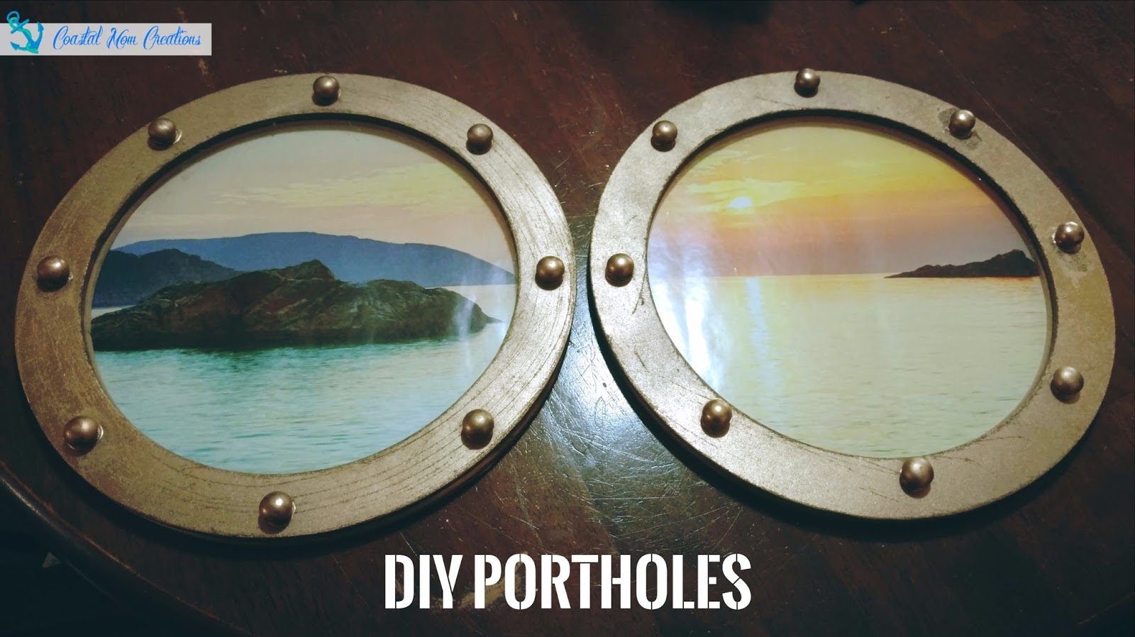 Coastal Mom Creations: DIY 3D Portholes