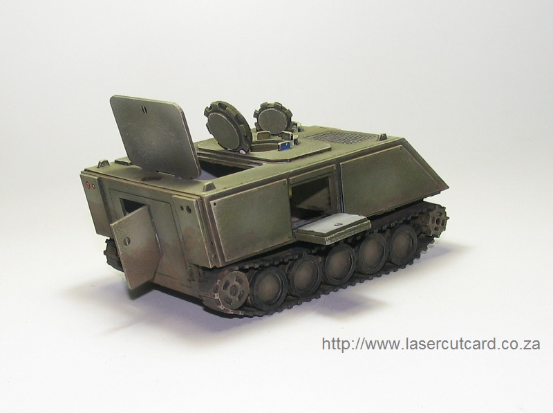 Leave no mini unpainted: Cardboard tank - M113 APC