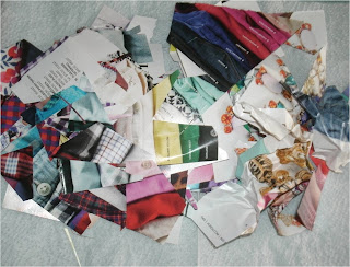 Bess' Bag: Triangles Collage {Back to School DIY}