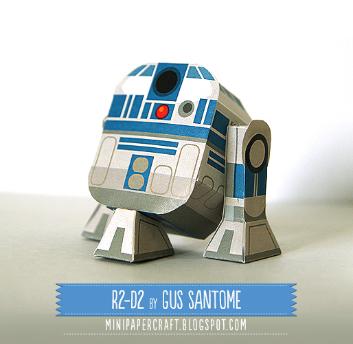 Mini R2-D2 Papercraft | Papercraft Paradise | PaperCrafts | Paper ...