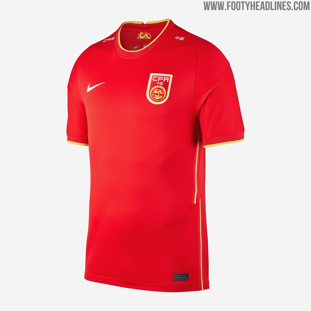 Nike China 2020 Home & Away Kits Released - Footy Headlines