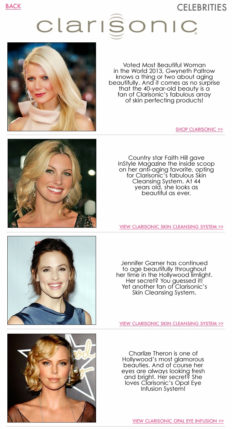 MIRA FILZAH: Part 3 Clarisonic: Celebrities using the Product