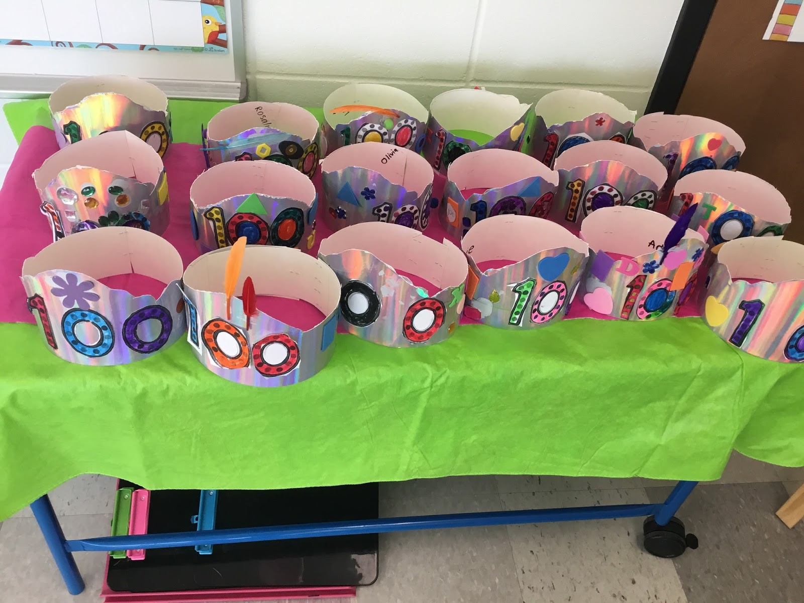 La maternelle de Francesca: Notre classe au Jour 100!