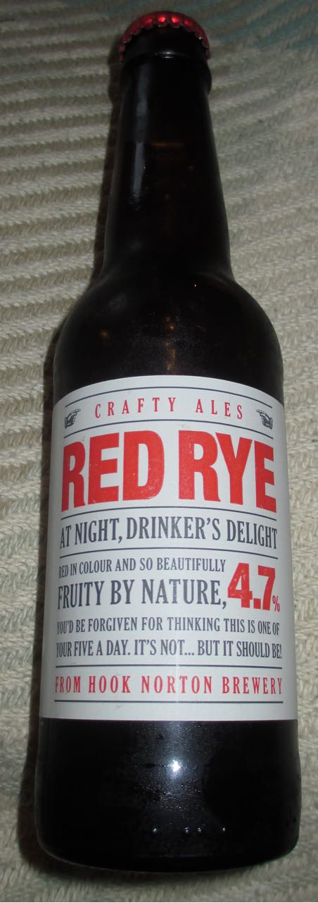 FOODSTUFF FINDS: Red Rye Ale (Waitrose) By @SpectreUK