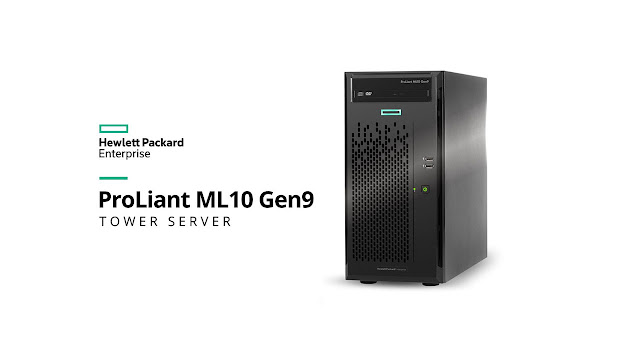 HPE ProLiant ML10 Gen9 Tower Server, a compact size server perfect for ...