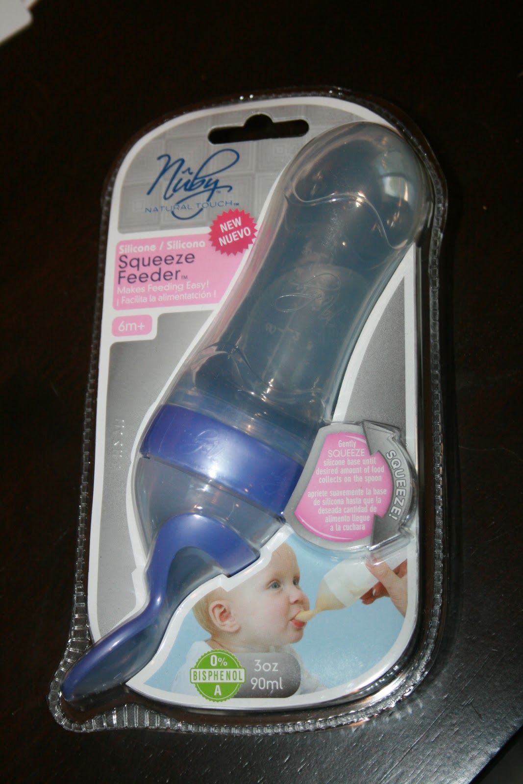Trying To Go Green: Nuby Silicone Squeeze Feeder™