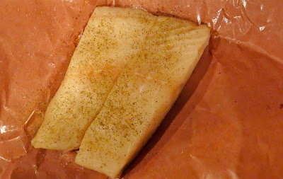 What's for dinner: Light dinner of sable fish with green olive sauce