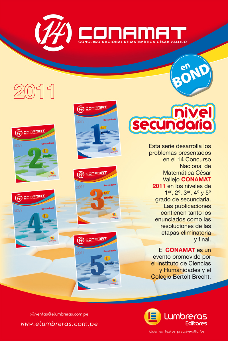 Lumbreras Editores Noticias: Textos del 14 CONAMAT – Secundaria ya ...
