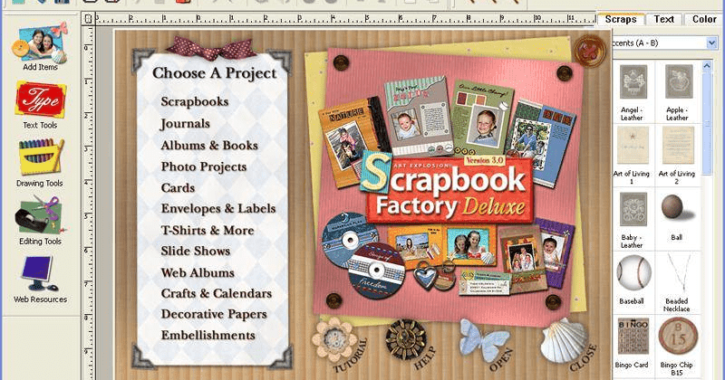 Scrapbook Factory Deluxe : Software Percetakan Untuk Membuat Undangan ...