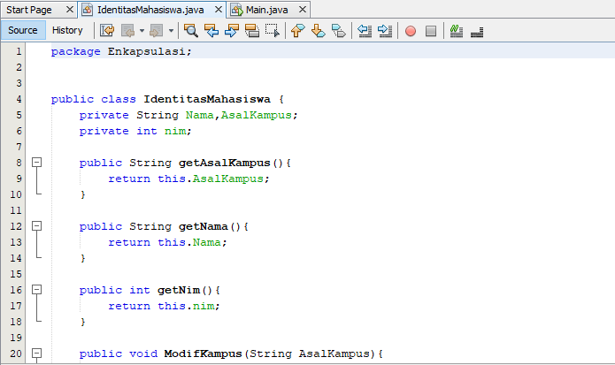 Inheritance,Encapsulation, dan Polymorphism