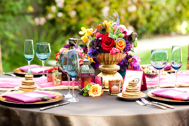 Events By Heather Ham: Real Inspiration: Multicultural Glam - Main Table