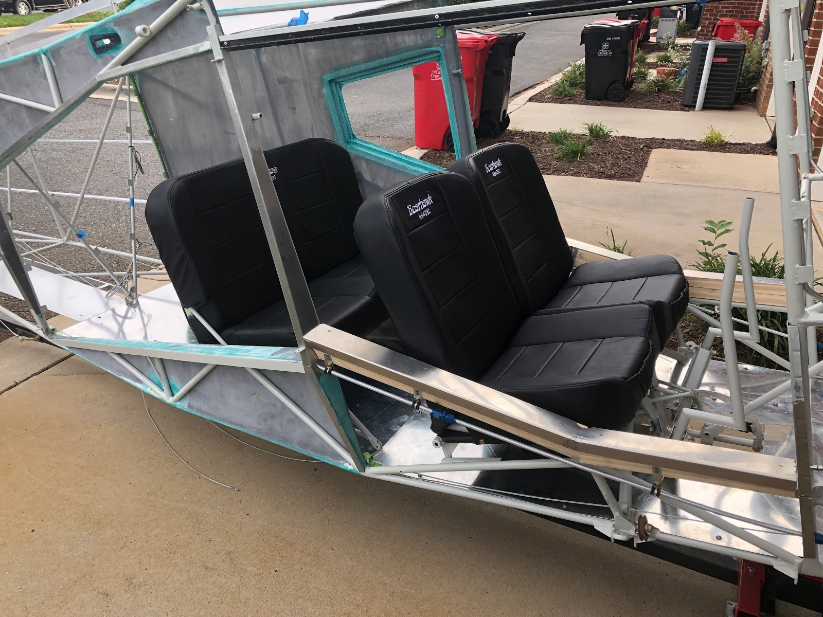 N6408C Bearhawk 4 Place Builders Log: Upholstered Seats!